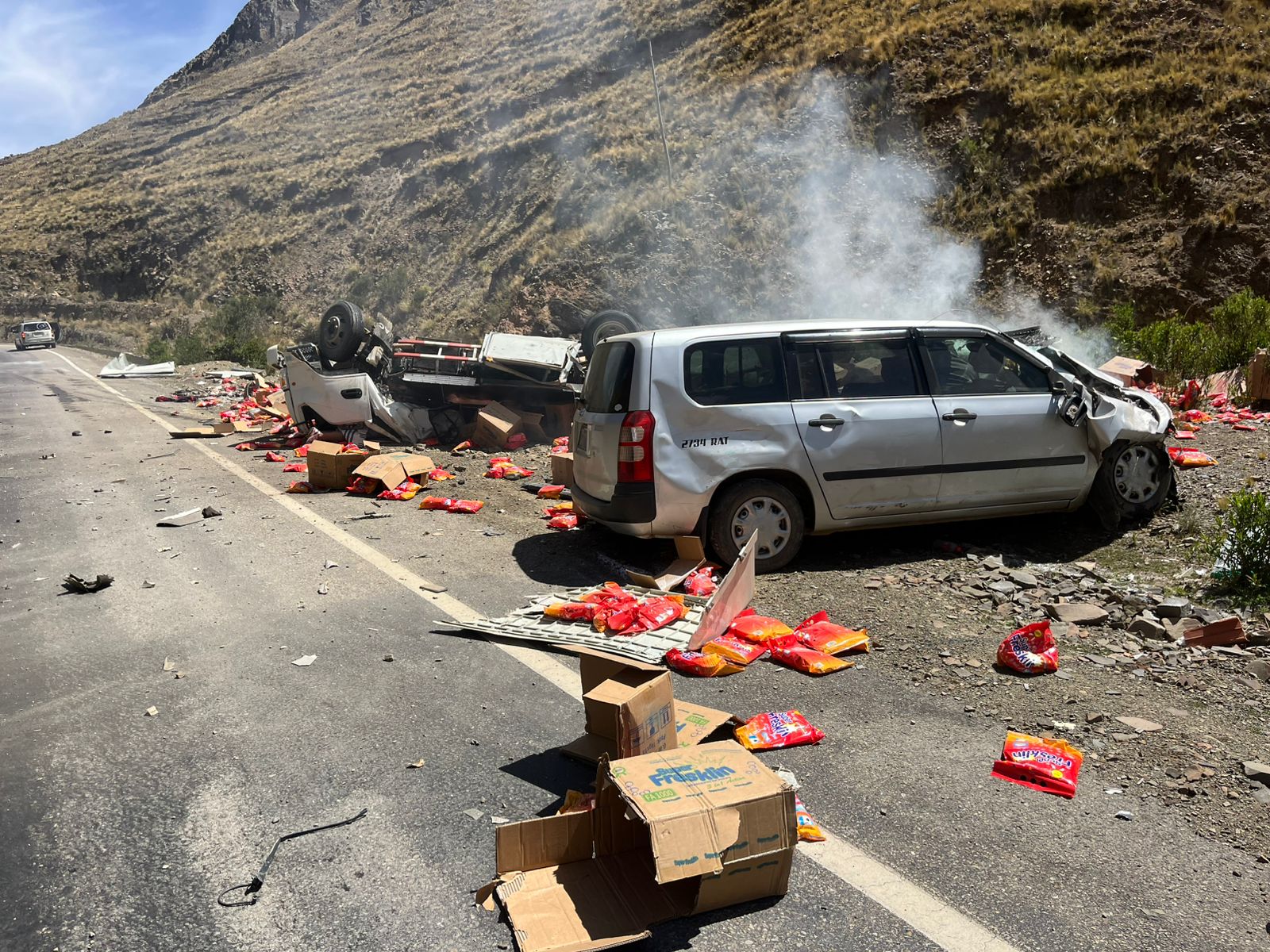 Siete personas fallecen en trágico accidente en la Diagonal Jaime Mendoza